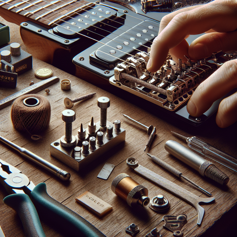 How to tune a Floyd Rose bridge system correctly - Guitar Tech Genius
